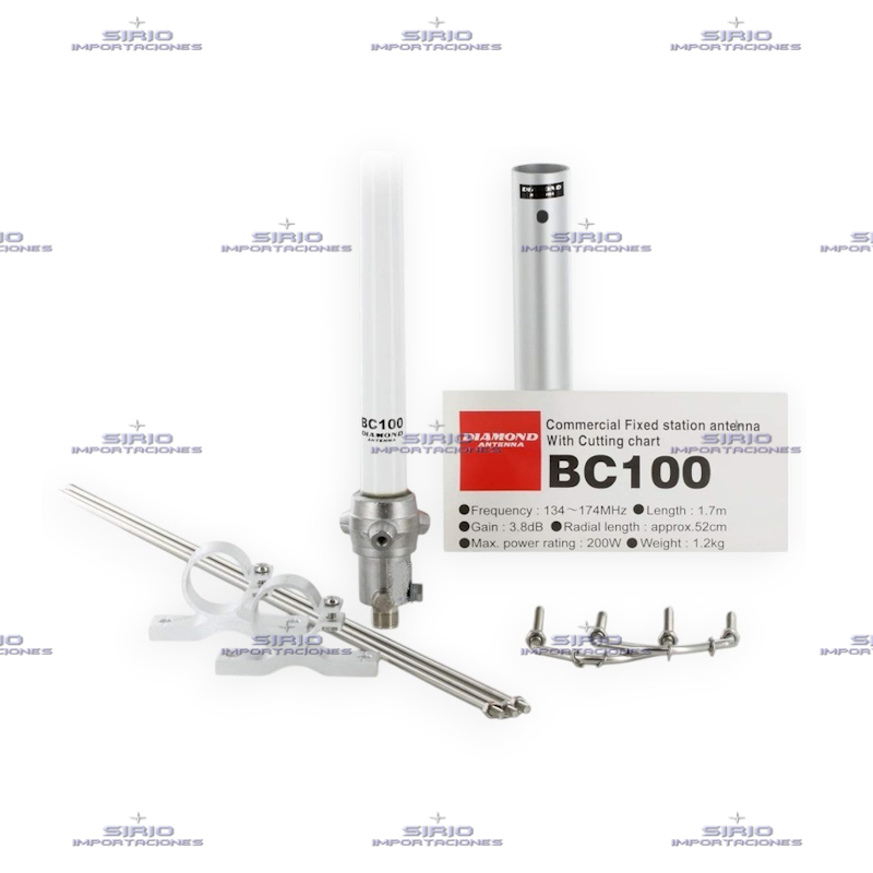 ANTENA BASE VHF MODELO BC-100