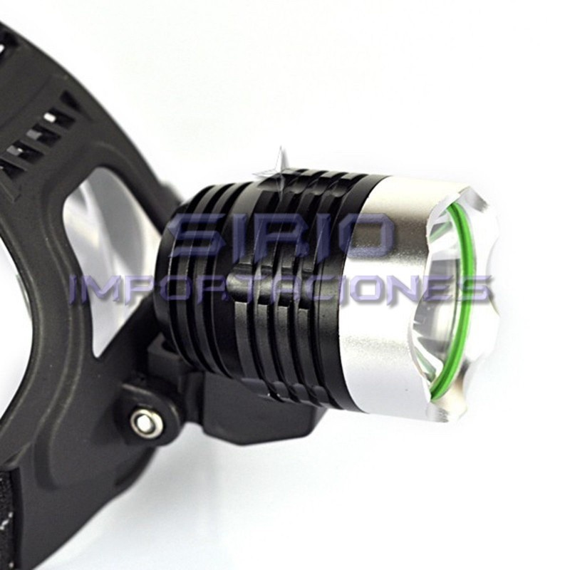 LINTERNA FRONTAL TACTICA MODELO T6, 900LM